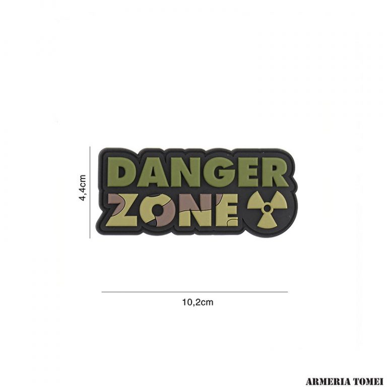 PATCH – 3D PVC DANGER ZONE CAMO #2111 | Armeria Tomei