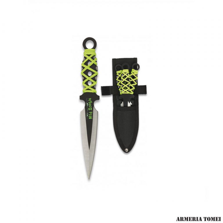 COLTELLO – ALBAINOX – SET 3 COLTELLI LANCIO MAD ZOMBIE | Armeria Tomei