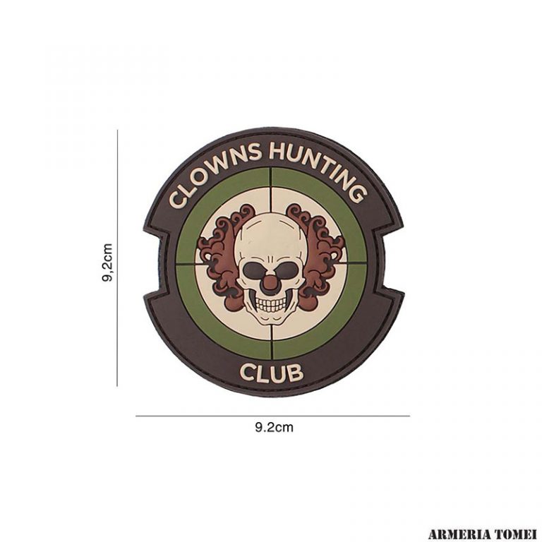 PATCH – 3D PVC CLOWNS HUNTING CLUB #3116 | Armeria Tomei