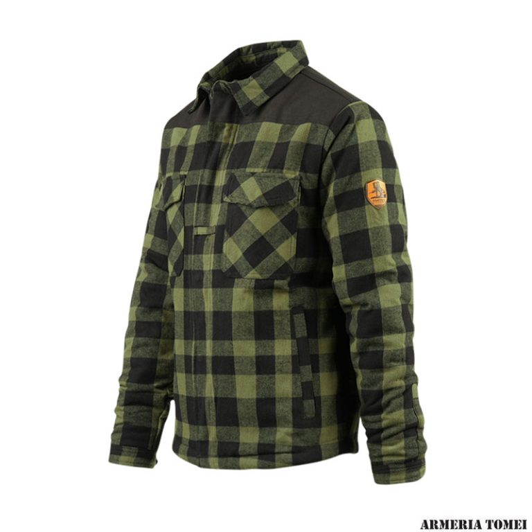 GIACCA – FOSTEX – LUMBERJACK SHERPA JACKET DA BOSCAIOLO Black/Olive ...