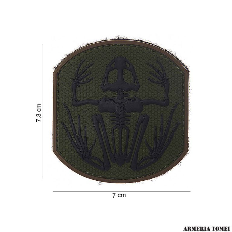 PATCH – 3D PVC FROG SKELETON #14008 | Armeria Tomei